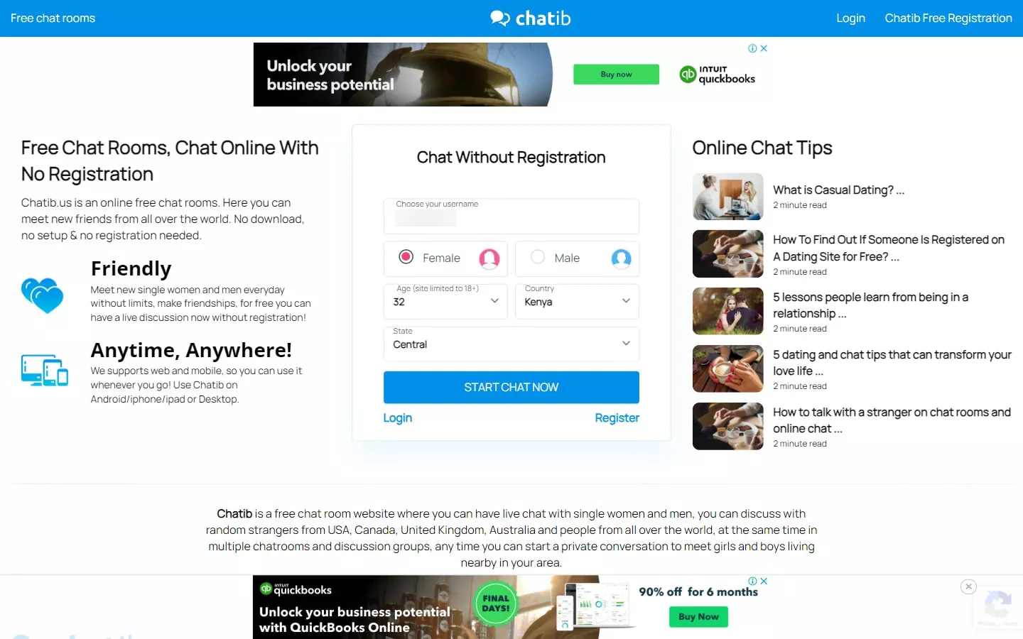 ChatIB.us assessment: True experience on the platform | DatingSpot24.com